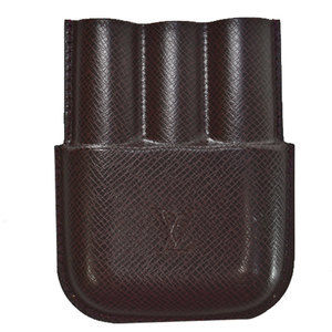 Louis Vuitton | Bags | Louis Vuitton Cigar Case Taiga Leather Bag Red ...